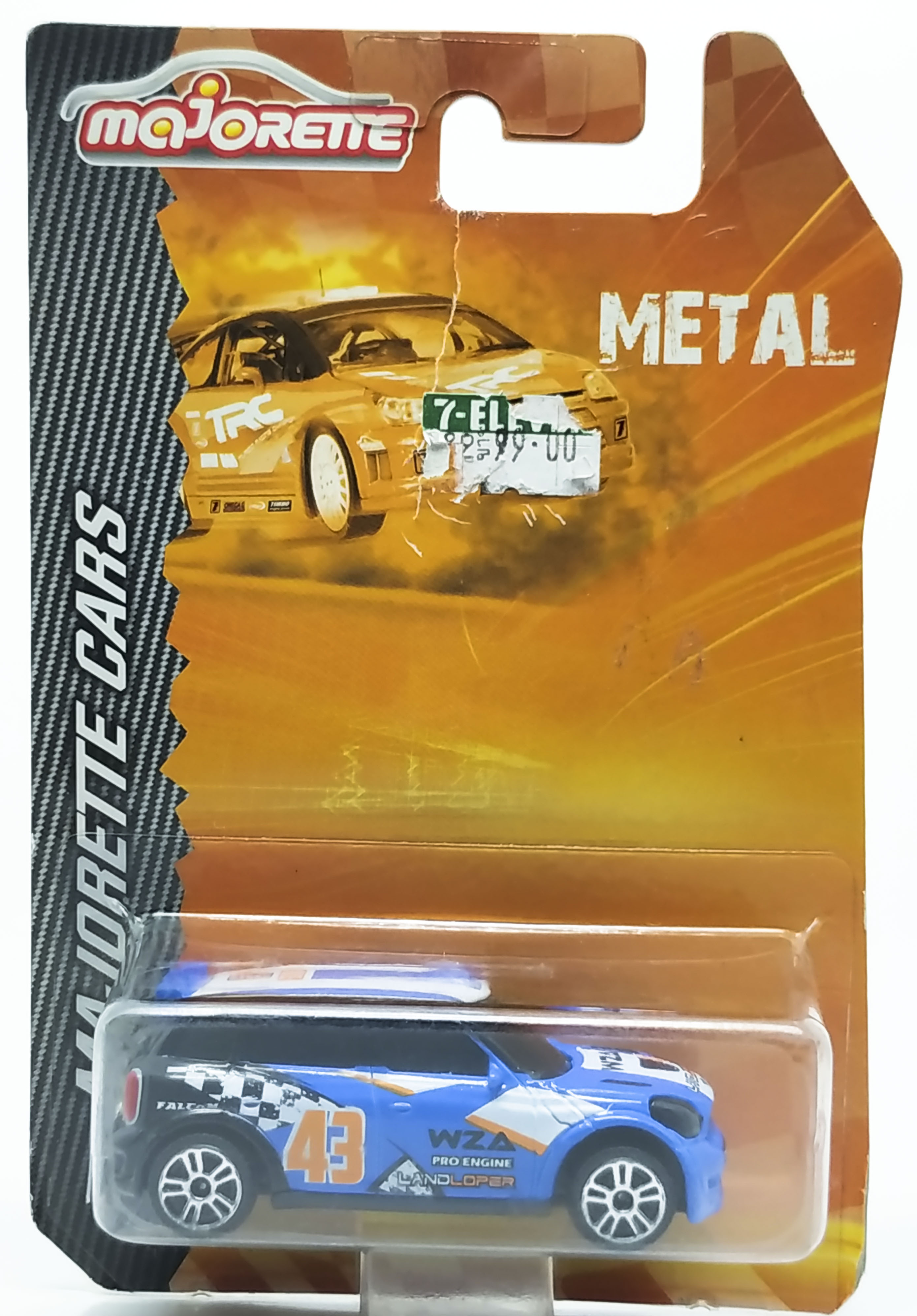 Majorette Mini Cooper WRC - no.43 - Blue Color /Wheels D5S /scale 1/57 ...