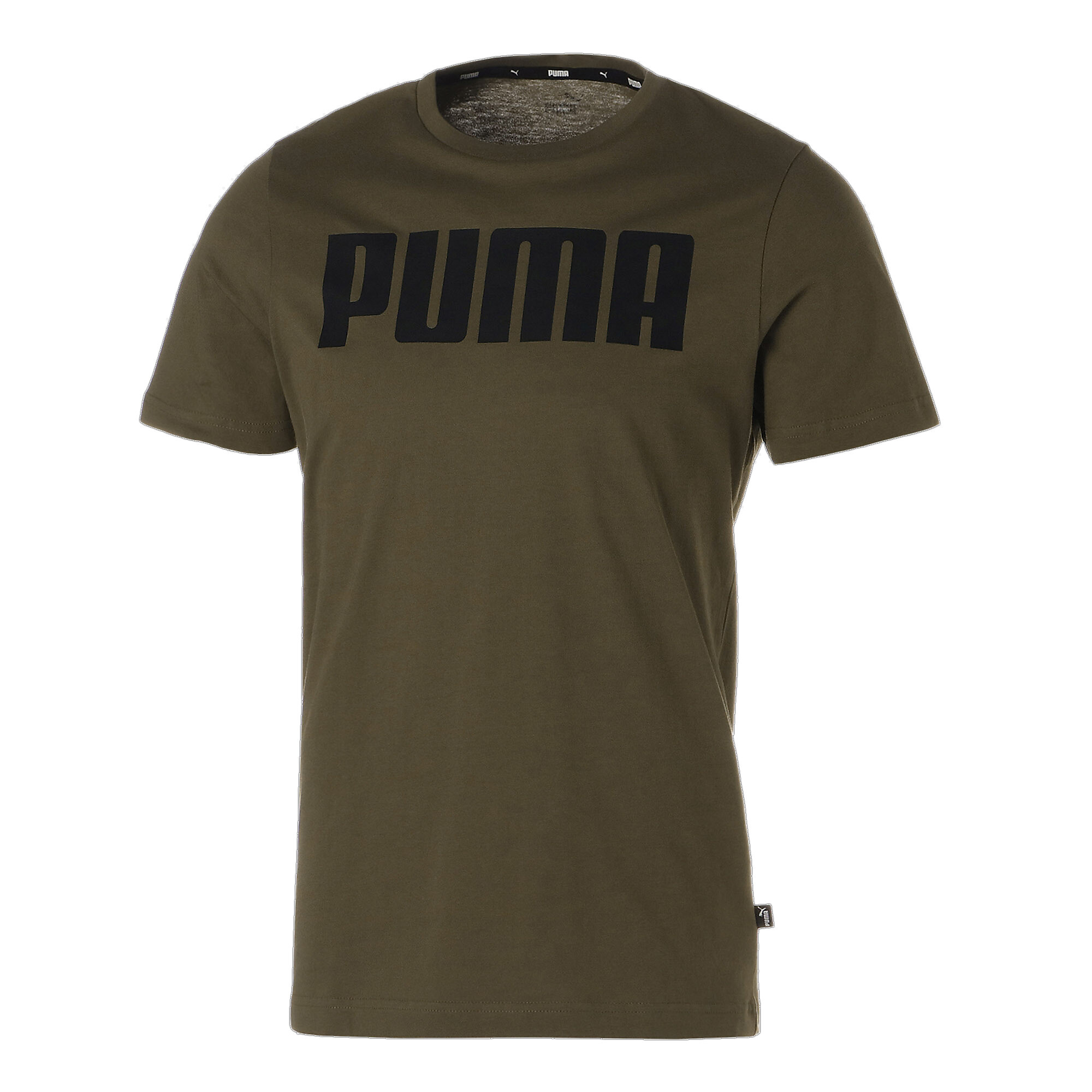 PUMA BASICS - เสื้อเชิ้ตโปโลผู้ชาย Essentials สีดำ - APP - 58667601 ...