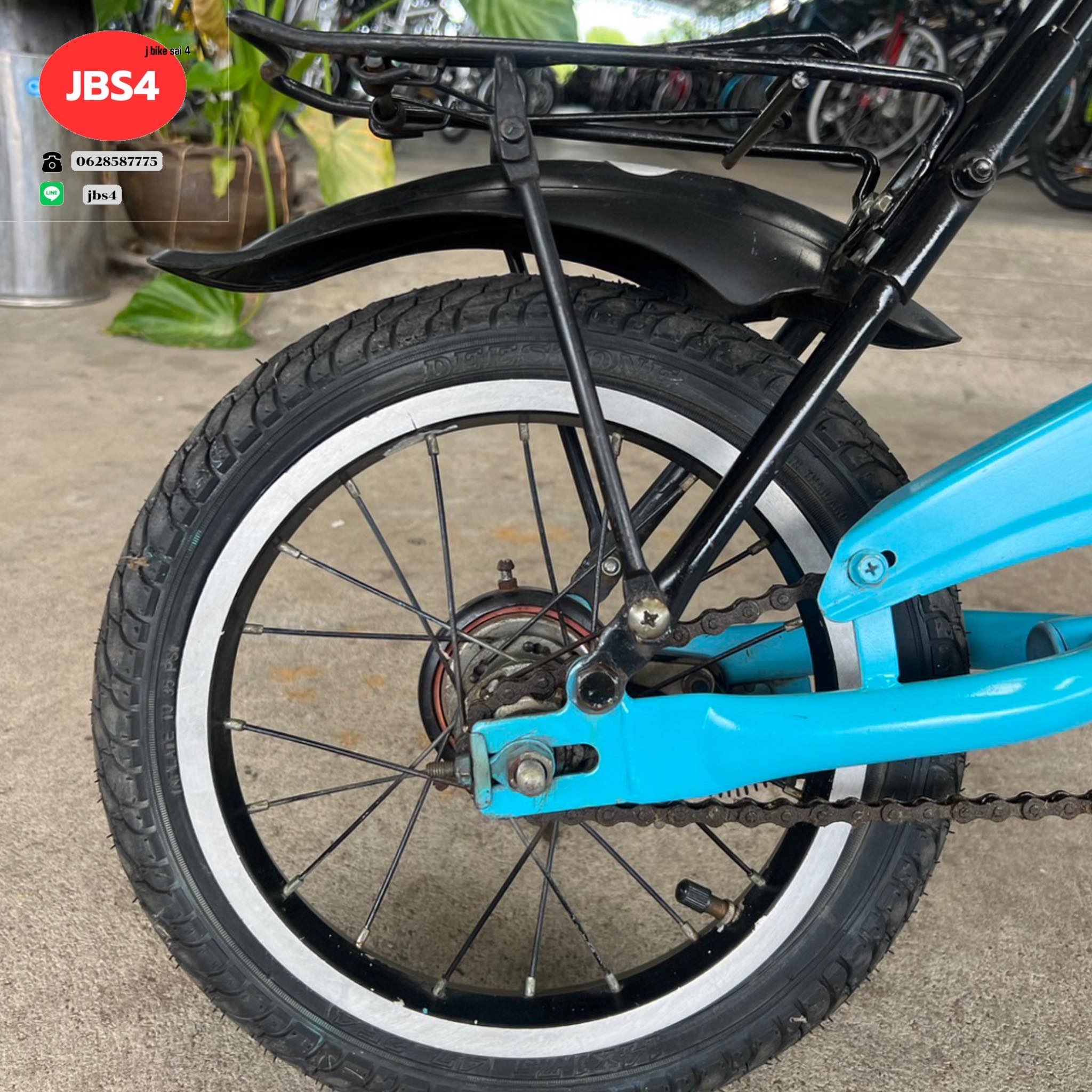 GoGo Bike จักรยานพับได้ สีฟ้าล้อเล็ก - Jbike - ThaiPick