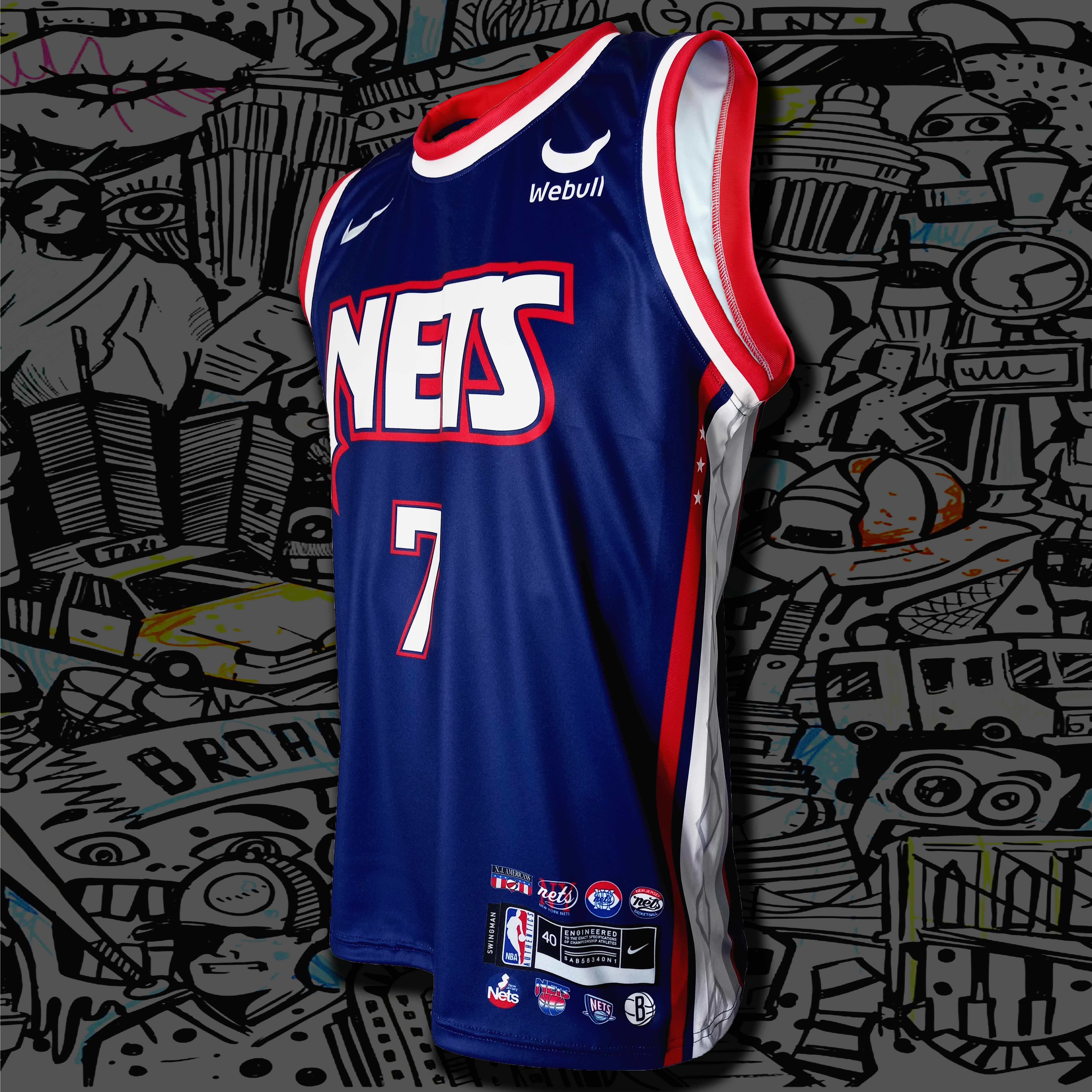 เสื้อบาส เสื้อบาสเกตบอล Basketball NBA Brooklyn Team เสื้อทีม บรูคลิน ...