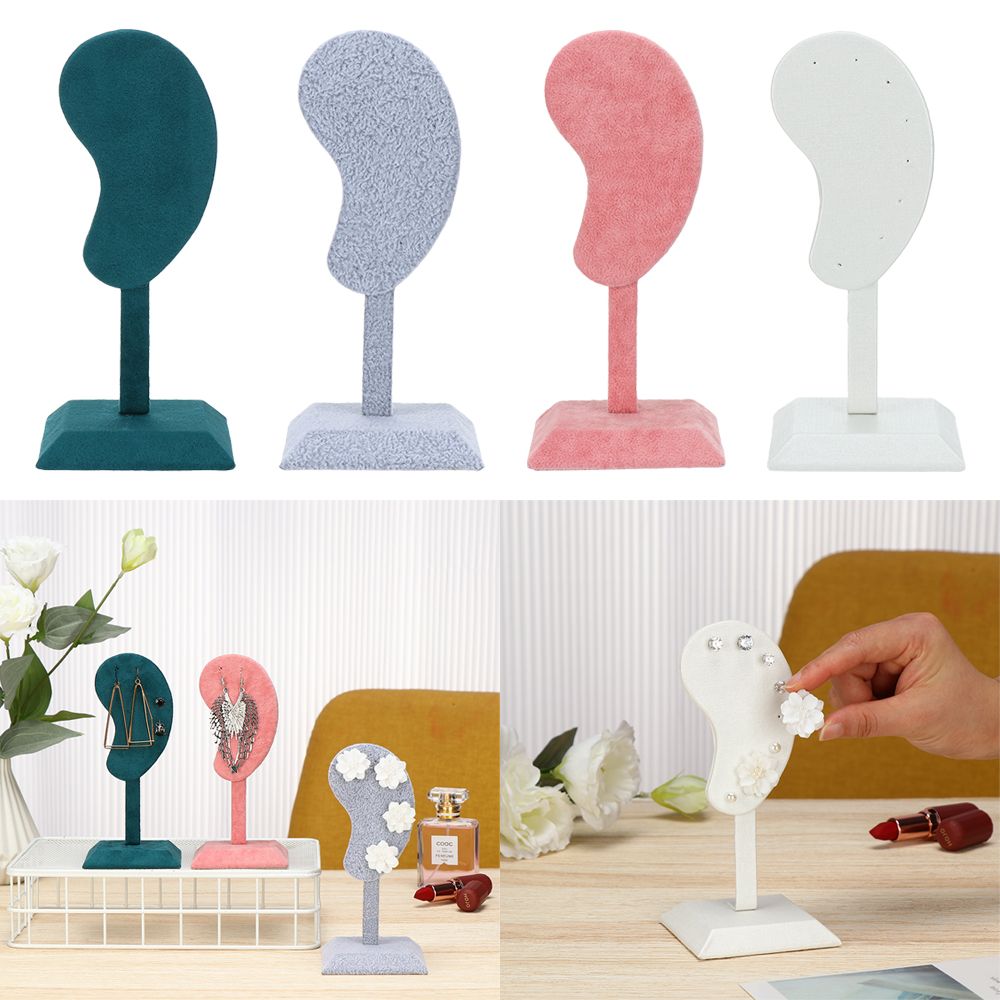 1PC Ear Shape Earring Display Stand Jewelry Hanging Storage Ear Clip ...