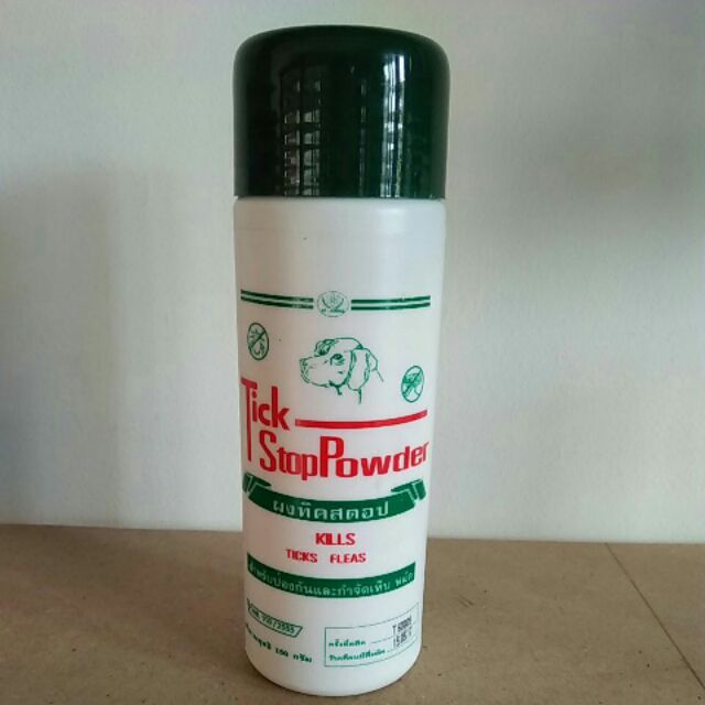 Tick Stop Powder ผงแป้งทิคสตอป แป้ง กำจัดเห็บหมัด 150g - TIER Shop ...