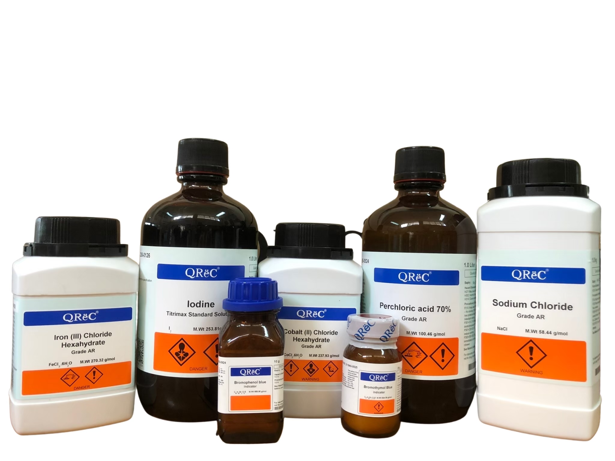 QReC Iron (III) Chloride 6 Hydrate AR 250กรัม ไอร์รอน (III) คลอไรด์ (เฟ ...