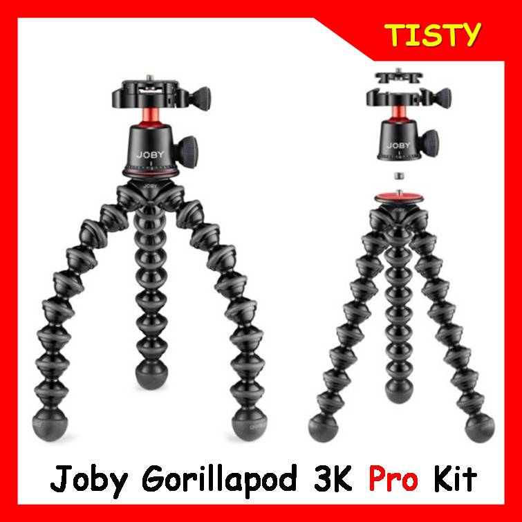 สินค้าแท้ 100% JOBY GORILLAPOD 3K PRO KIT (BLACK) ขาตั้งกล้อง - Tisty ...