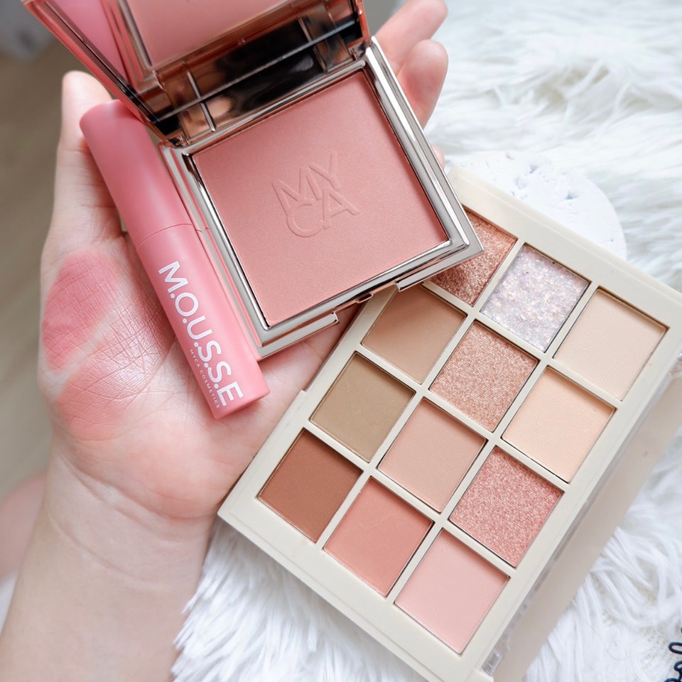 เซ็ตคู่ DUO SET myca lip moouse ลิปมูสบลัชออน myca cheeknature จัดคู่ ...