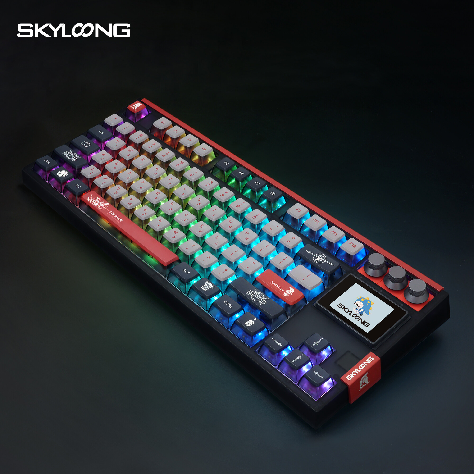 Skyloong GK87 Pro Gasket Wireless 3 mode with Knob and Screen - Gaming ...