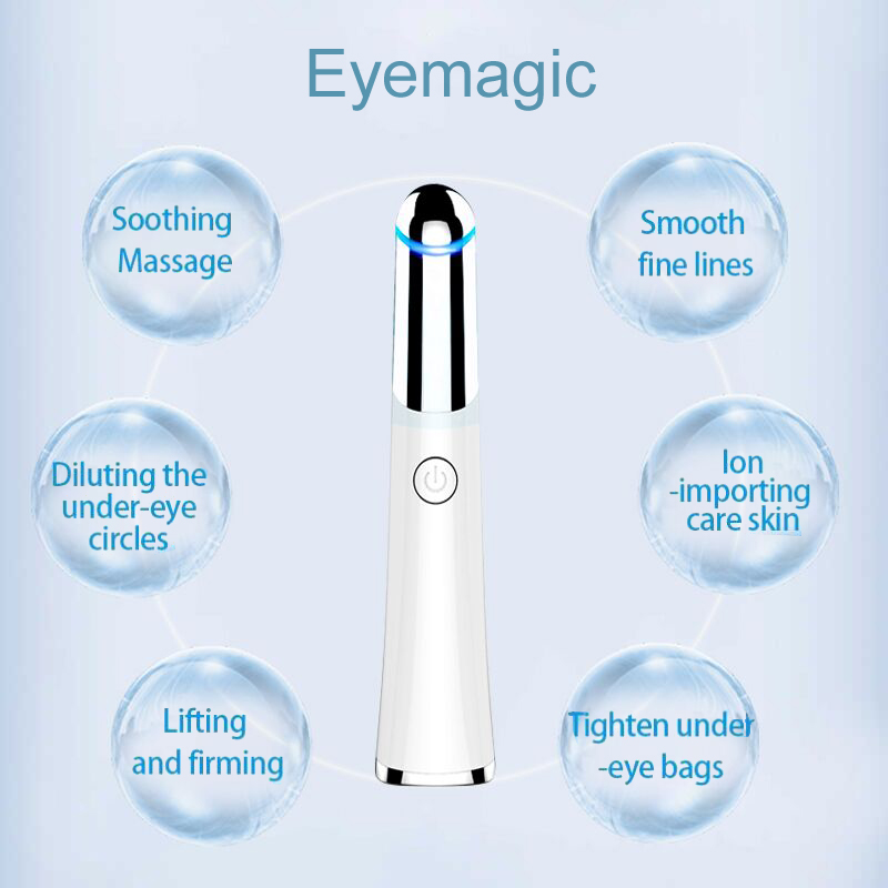 Electric Vibration Eye Massager ตาอุปกรณ์ Dark Circle Removal Machine ...