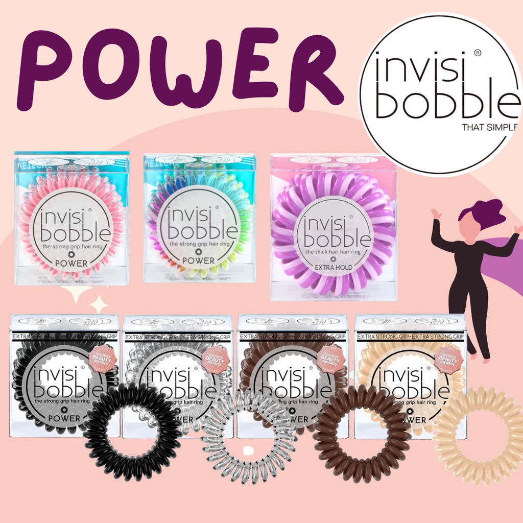 ส่งฟรี invisibobble รุ่น Power แบ่งขาย/ยกกล่องแท้ชัวร์ ถูกที่สุด พร้อม ...