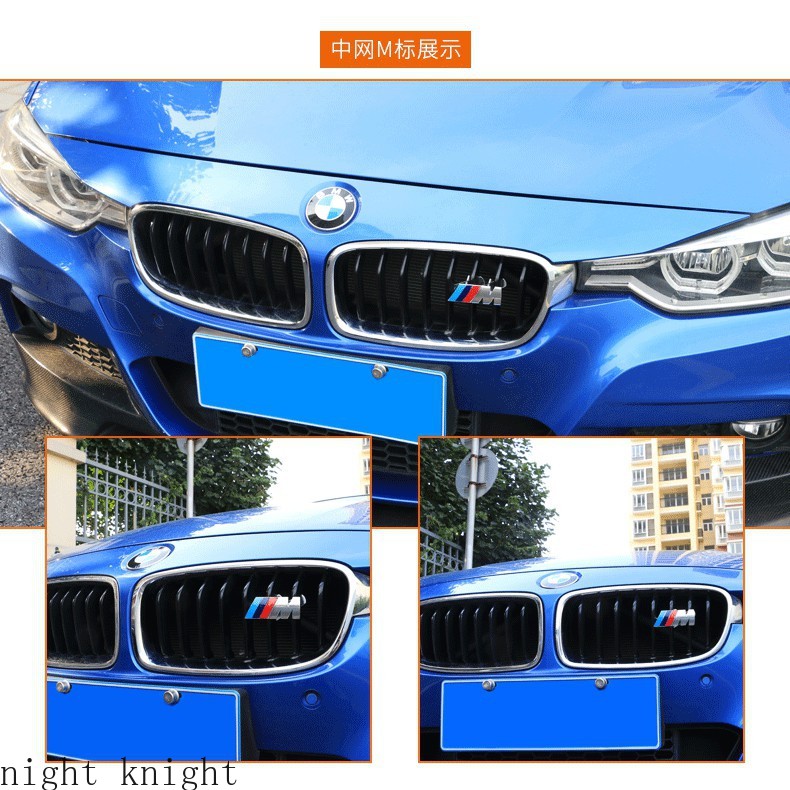 1 ชิ้น M Power มอเตอร์สปอร์ตโลโก้โลหะป้ายสติกเกอร์รถสำหรับ BMW M3 M5 E46 E30 E34 E36 E39 E53 E60 ...