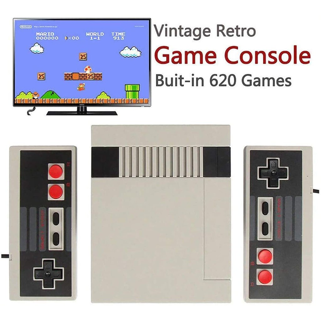 เครื่องเกมส์ ( รวมเกมส์ในเครื่อง 620 เกมส์ ) SUPER MINI เกมส์ตลับ ...