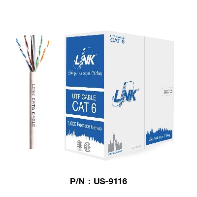 CAT 6 UTP ULTRA (600 MHz) w/Cross Filler, 23 AWG, CMR White 305 M US ...