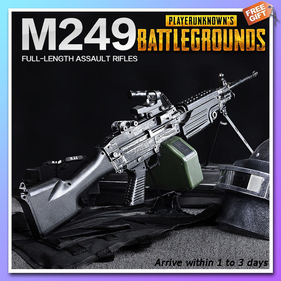 ของเล่นปืนกลหนักขายดี นิตยสารรายใหญ่ M249 ของเล่นกลางแจ้ง ของขวัญวัน ...