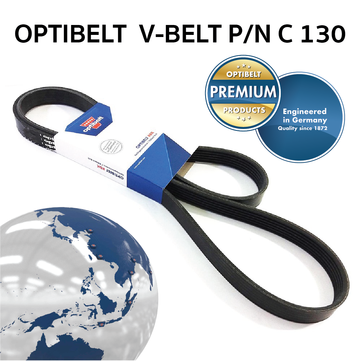 OPTIBELT V-BELT P/N C 130 | Lazada.co.th