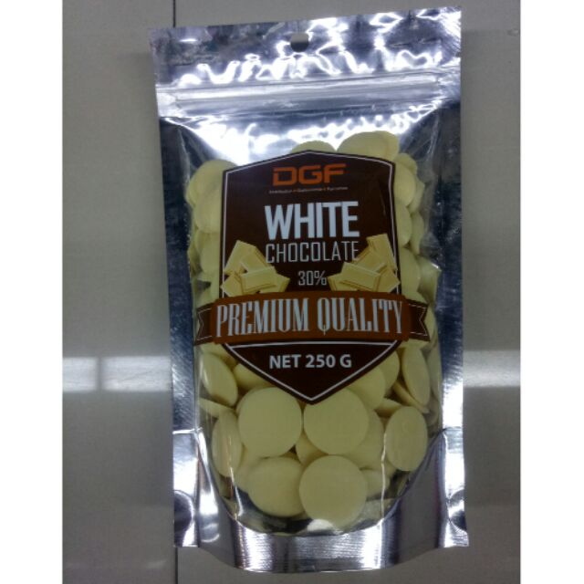 ฟินเวอร์🔹 Dgf White Chocolate Premium Quality 30% 250g. มีจำนวนจำกัด | Lazada.co.th