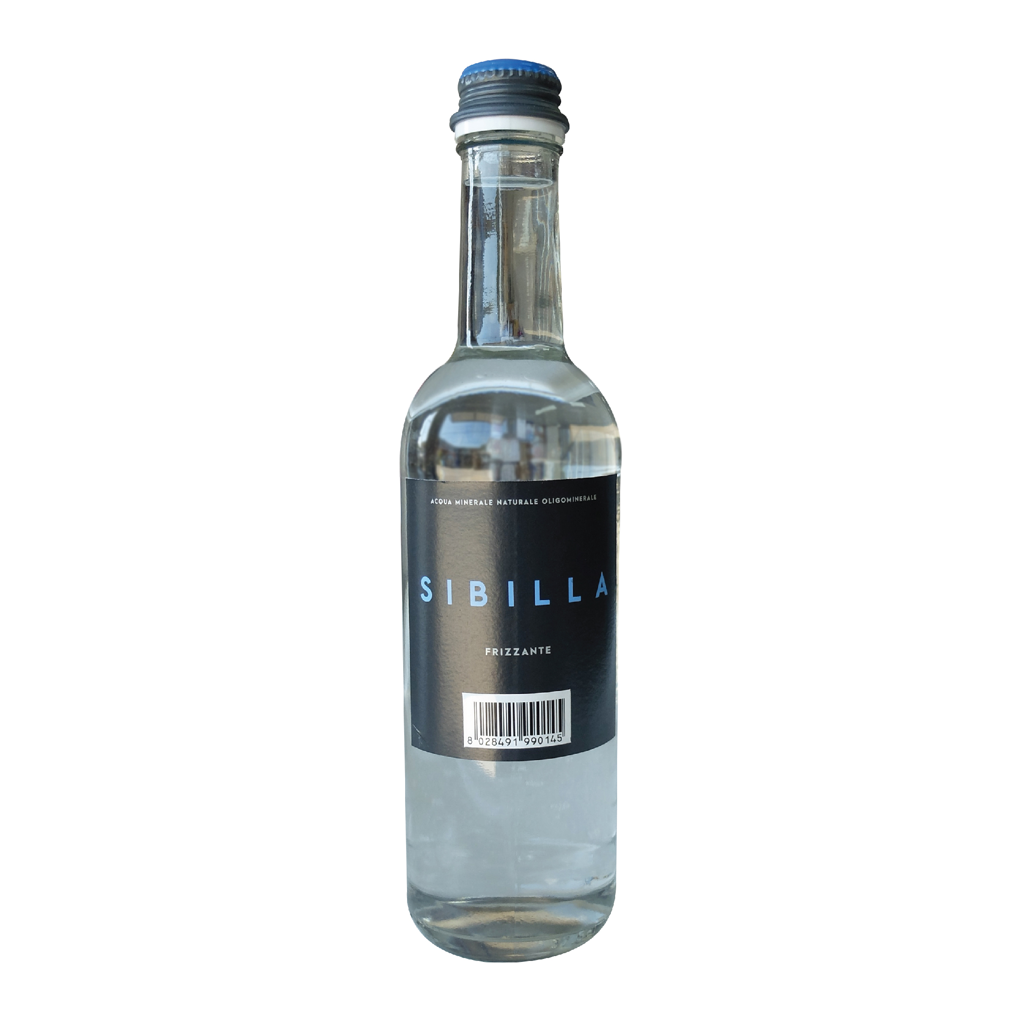 Sibilla Sparkling Mineral Water VAP glass bottle 375 ML. Pack 24 ...