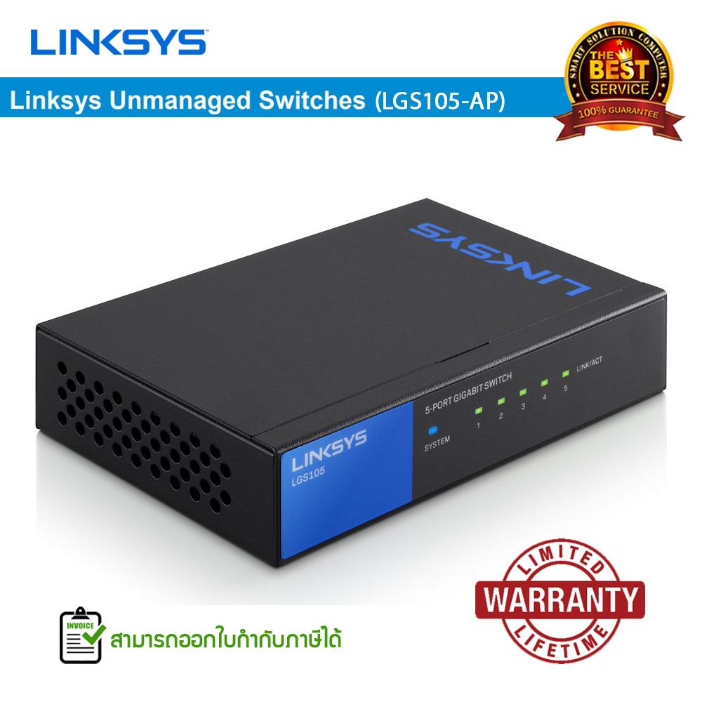 Linksys 5-Port Business Desktop Gigabit Switch (LGS105-AP) - Smart ...