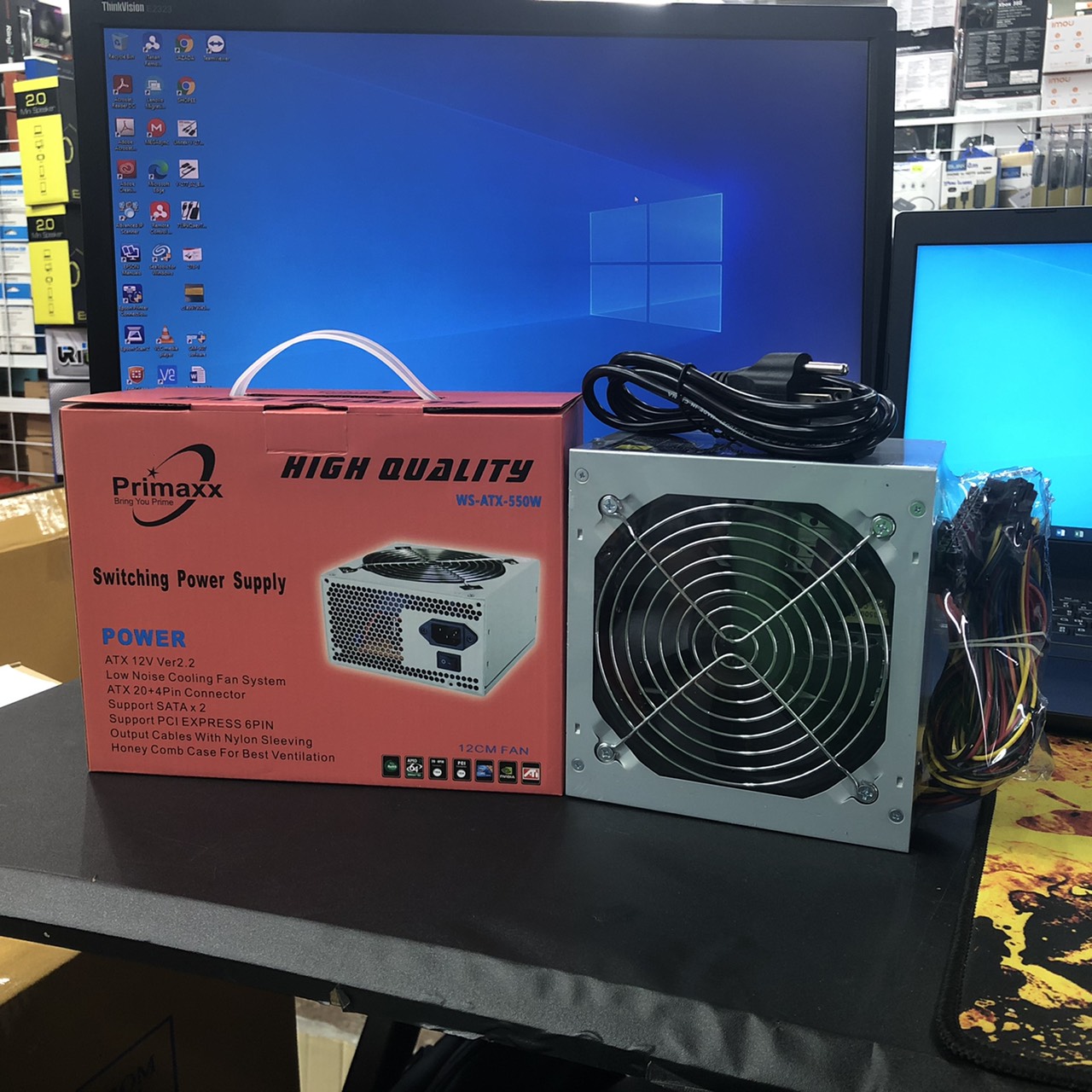 เพาว์เวอร์ ซัพพลาย Power Supply 550W ยี่ห้อ Primaxx WS-ATX-550W สินค้า ...
