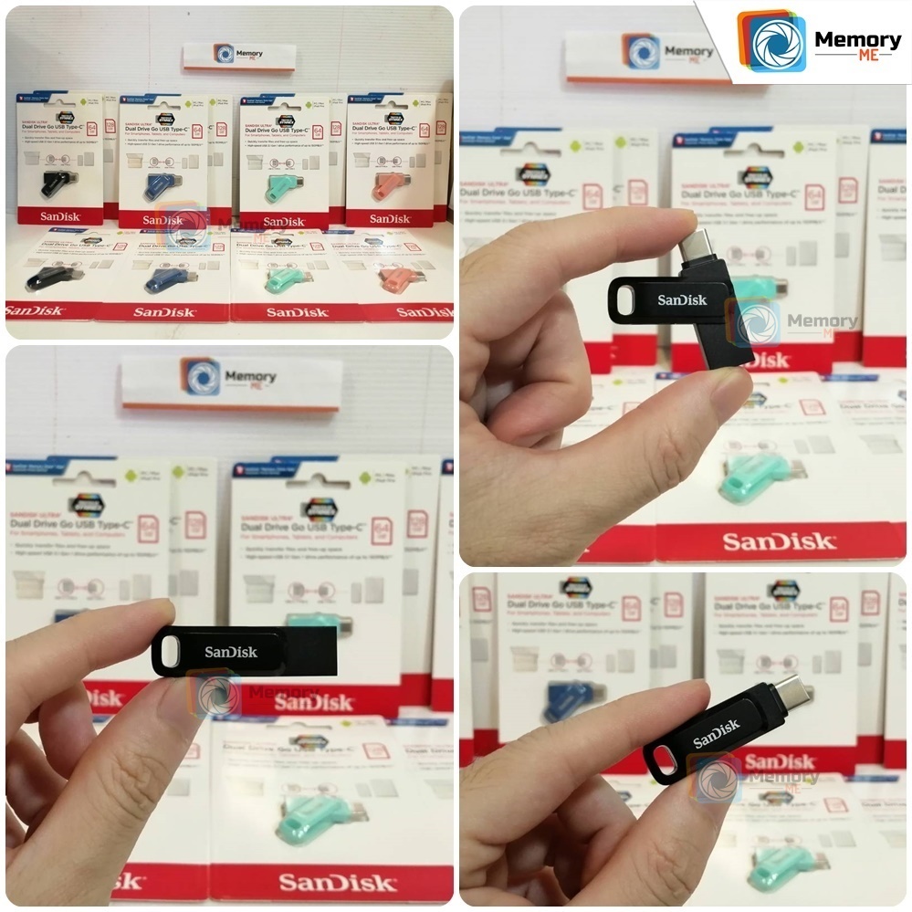 SANDISK Flashdrive แฟลชไดร์ OTG Type C 128 256 512GB Ultra Dual ...
