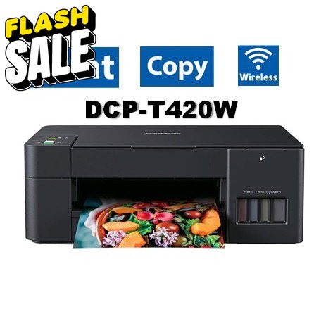 ปริ้นเตอร์ Printer เครื่องพิมพ์ Brother DCP-T420W Ink Tank Wifi พร้อม ...