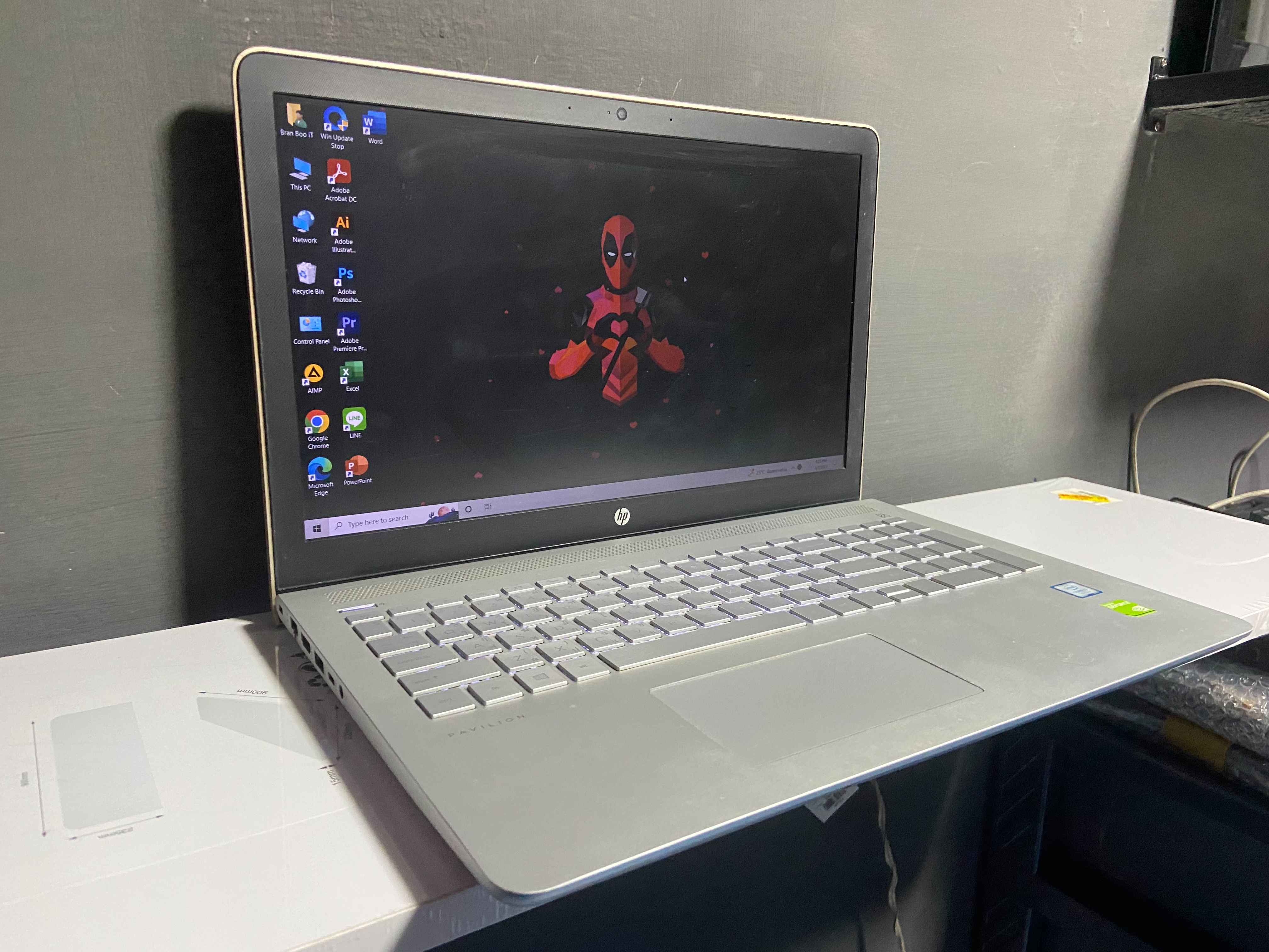 โน๊ตบุ๊ค Hp Pavilion 15 Intel Core i7-7500U การ์ดจอแยก GT 940MX ลื่นๆ ...