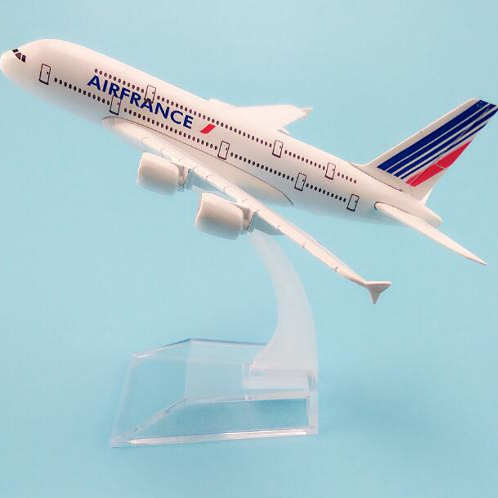 Air France Airbus A380 20cm Alloy Metal Model Airplane - Egg - ThaiPick