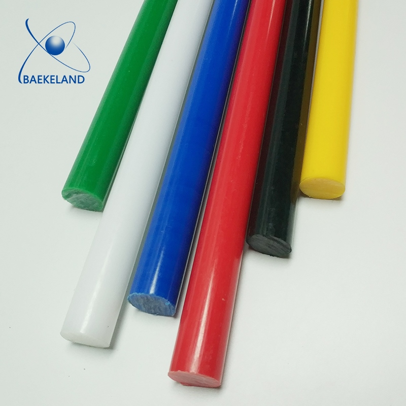 Black/white/blue/red/yellow/green High Hardness Pom Round Rod Delrin ...
