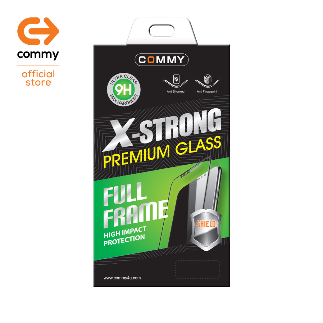 COMMY ฟิล์มกระจกกันรอย เต็มจอ ทนทานพิเศษ Huawei Nova 3 รุ่น X-Strong ...