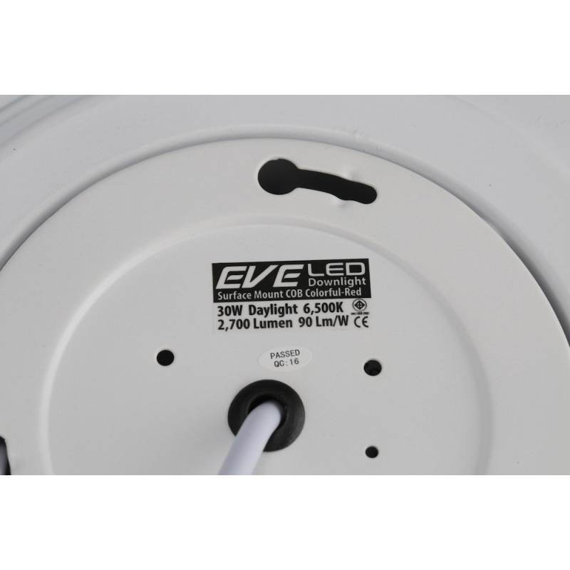 EVEโคมดาวน์ไลท์แอลอีดี ติดลอยCOBคัลเลอร์ฟูล-แดง30wเดย์ไลท์ แพ็ค2ชุด - หลอดไฟและส่วนประกอบสำหรับ ...