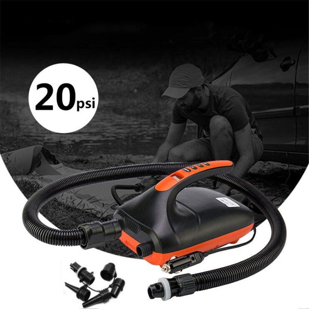 16psi/20psi Sup Pump 12 Volt Electric Air Quick Filling Pump For Kayak ...