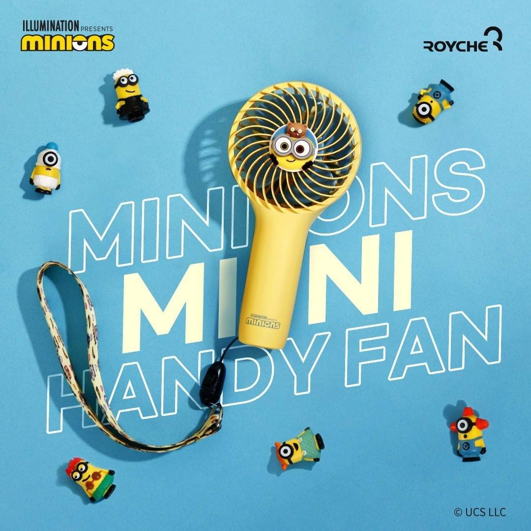 ( พร้อมส่ง ) Minions mini Handy Fan พัดลมมือถือมินเนี่ยน | Lazada.co.th