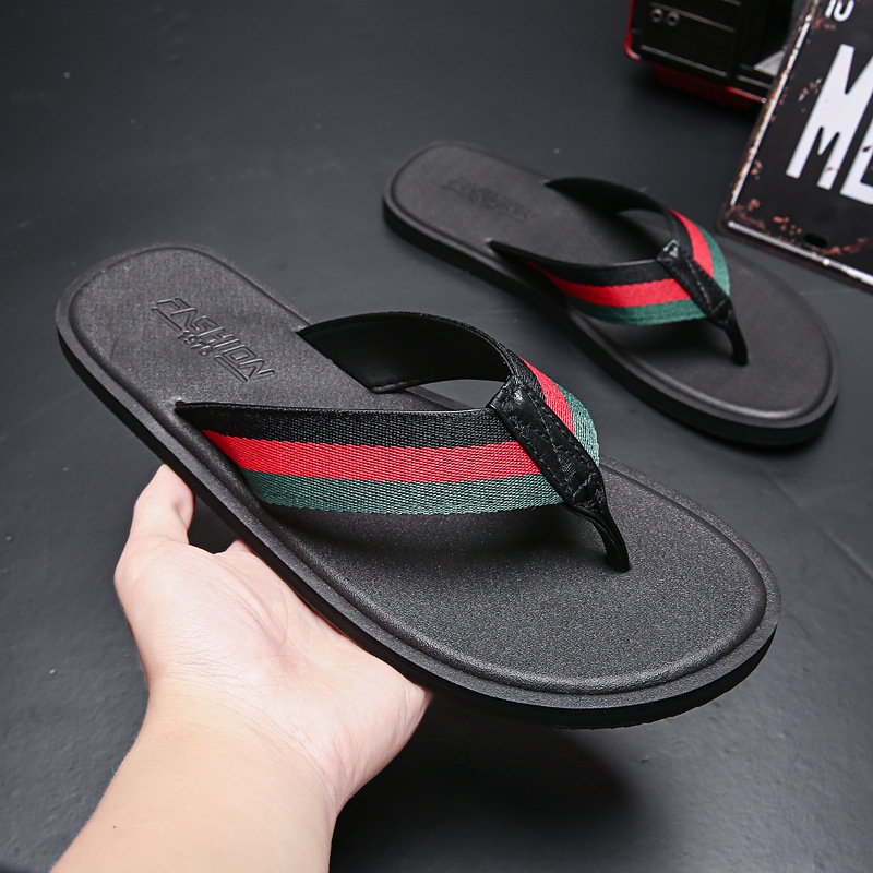 Flip-flops men wear outside in the summer of 2021 the new fashion trend ...