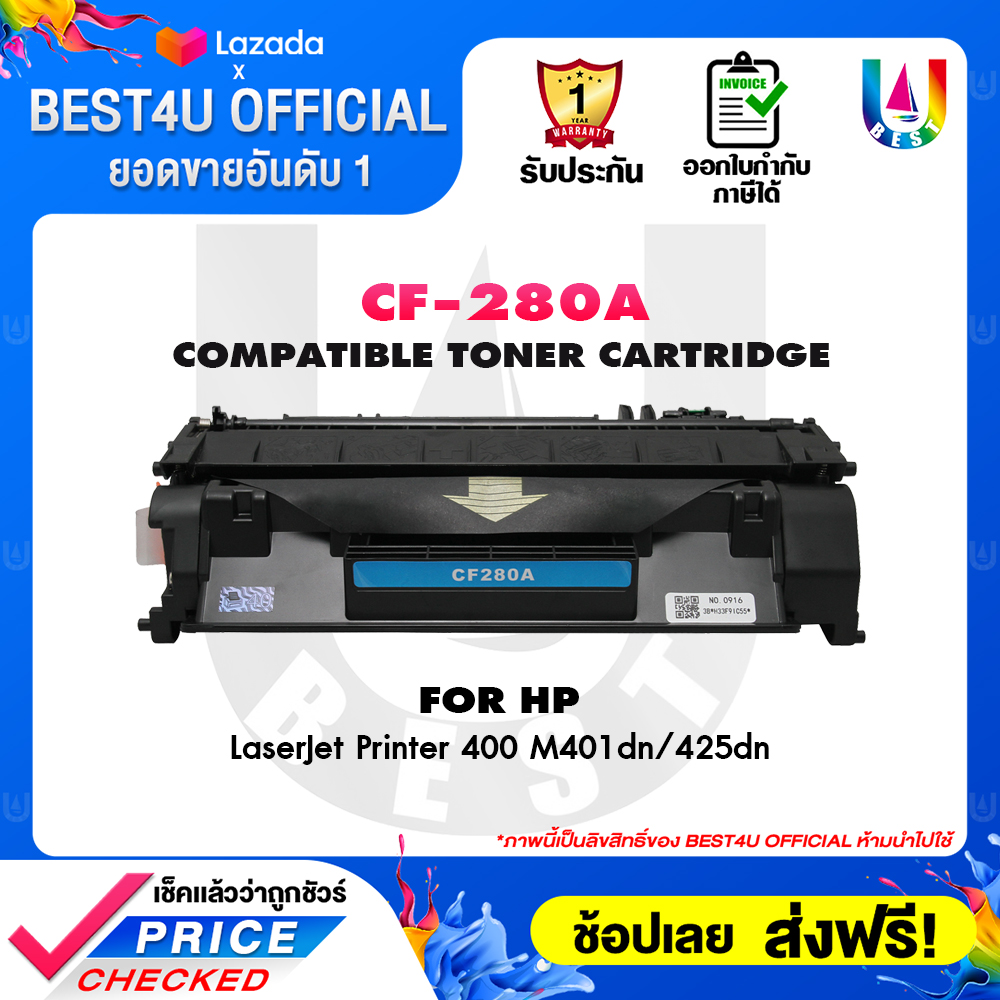 CF-280A 280A 280 CF280A 80A 80 CF280 ตลับหมึกเลเซอร์ FOR HP LaserJet ...