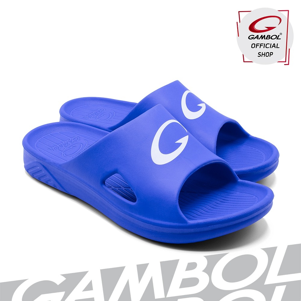 Gambol รองเท้าแตะสวม กันน้ำ เบา-นุ่มมาก-ยึดเกาะ GM42170 ดำ กรมท่า ตาล ...