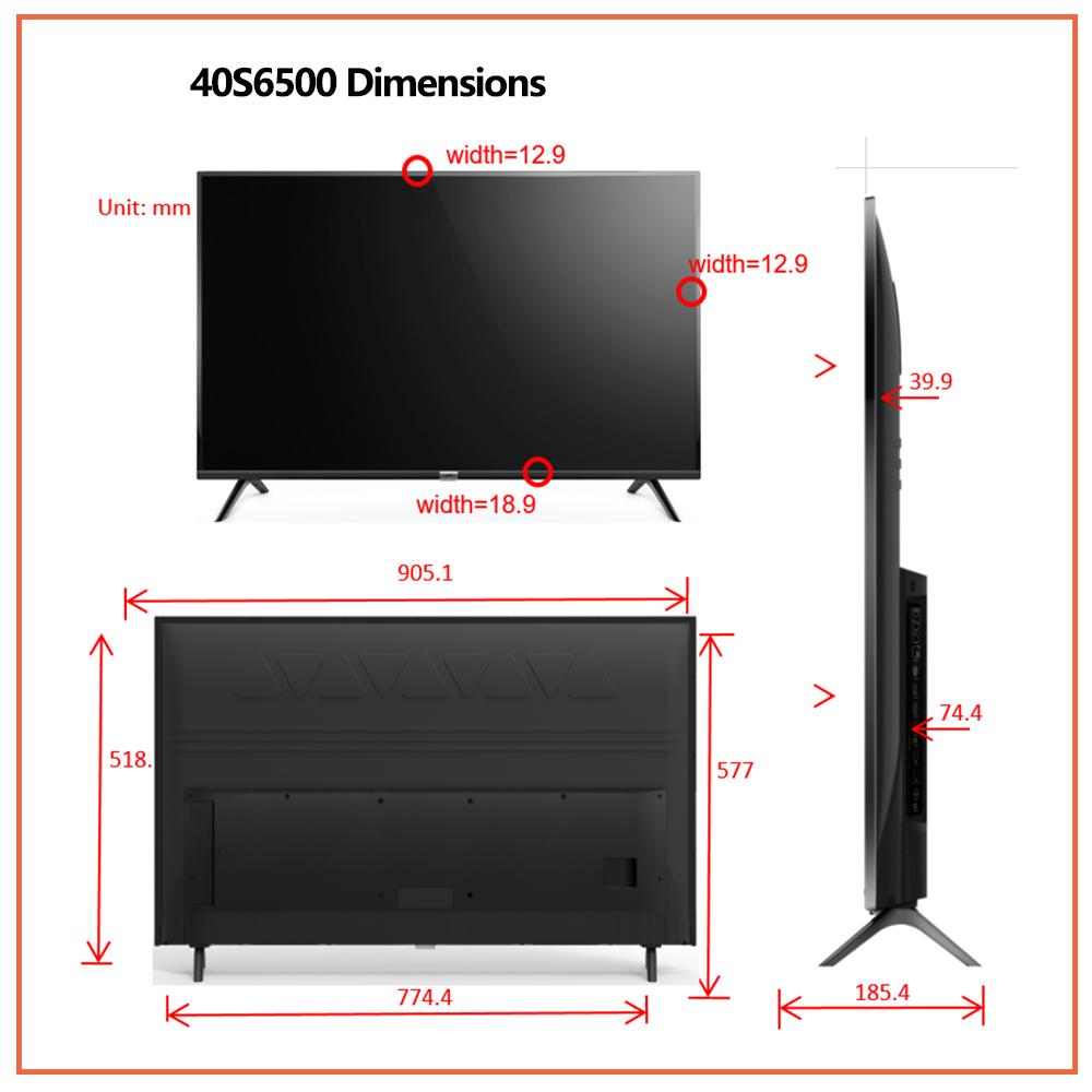 [Smart TV 40"Hot Items] TCL ทีวี 40 นิ้ว Smart TV LED Wifi Full HD ...