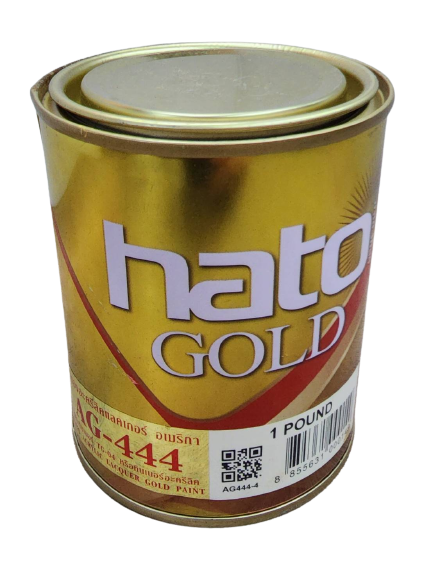 Hato Gold สีทองอะคริลิคแลคเกอร์ อเมริกา ฮาโต้ AG-444 [ 1/4 ปอนด์ / 1 ...