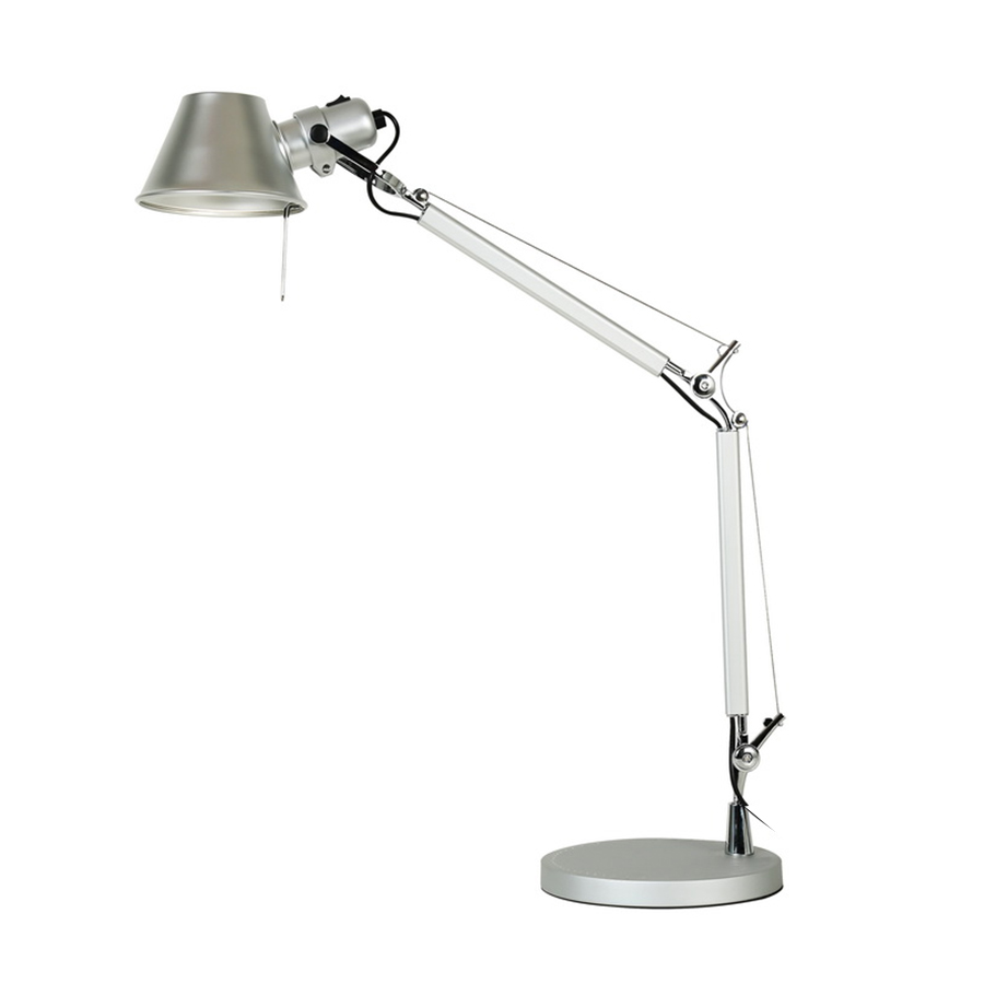 โคมไฟตั้งโต๊ะ ปรับมุมได้ โคมไฟอ่านหนังสือ สีเงินสีทอง ขั้ว E27 รุ่น WL ...