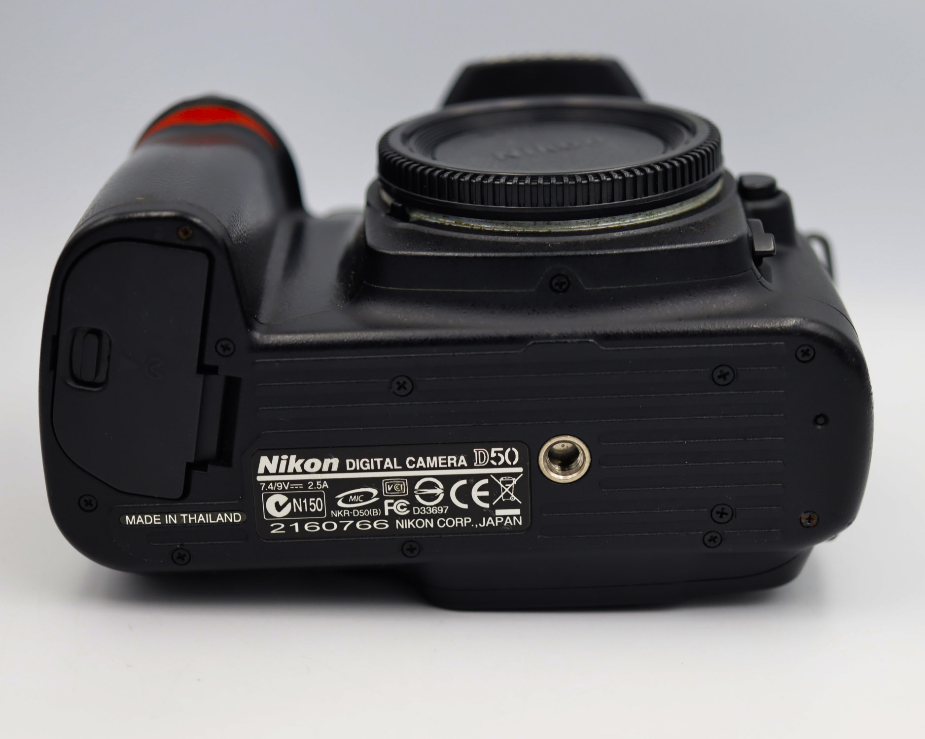 Nikon D50 Digital SLR Camera - Black Body DSLR DX Format CCD image ...
