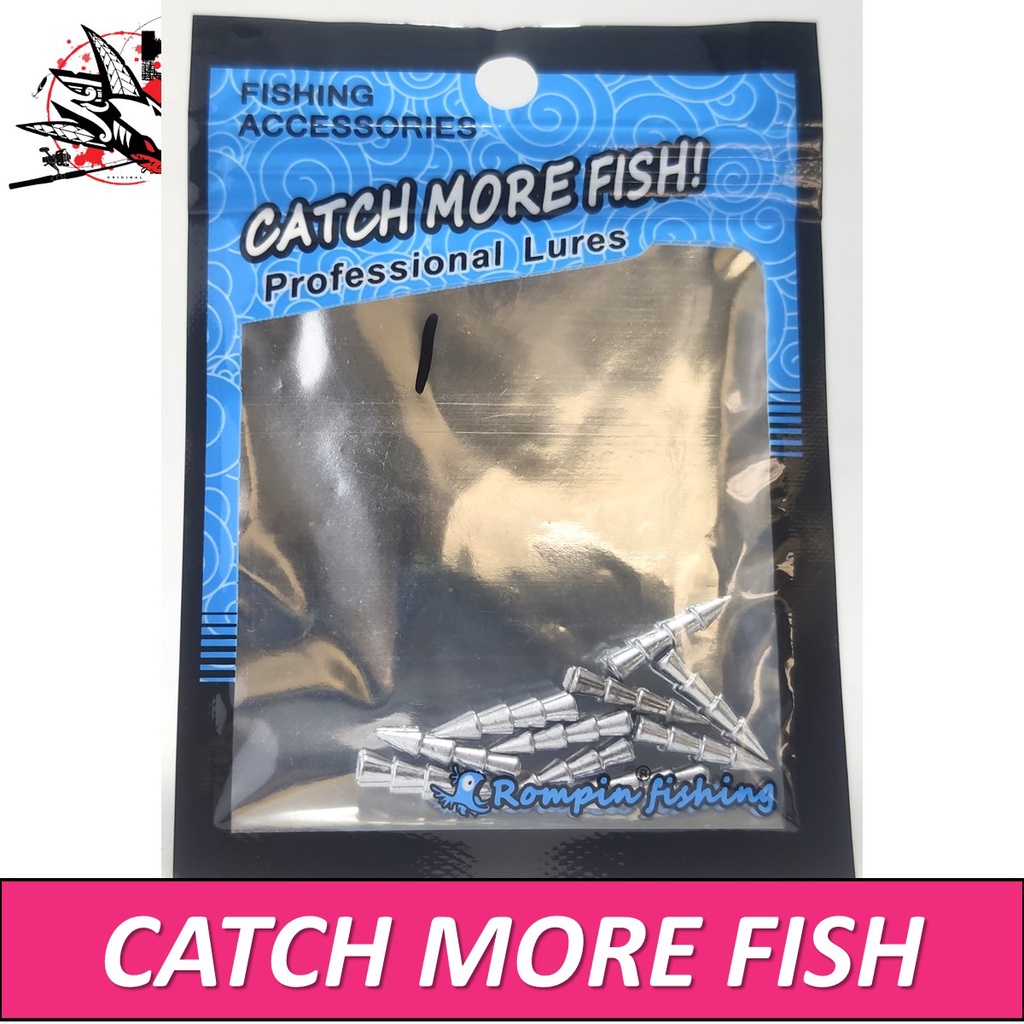 CATCH MORE FISH By Rompin fishing ตะกั่ว ฟ้าลั่น ขนาด 1กรัม-3.2 กรัม ...