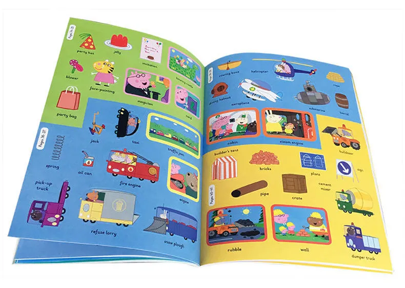 ชุดคำศัพท์+สติ๊กเกอร์ Peppa Pig: 1000 First Words Sticker Book มี 64 ...