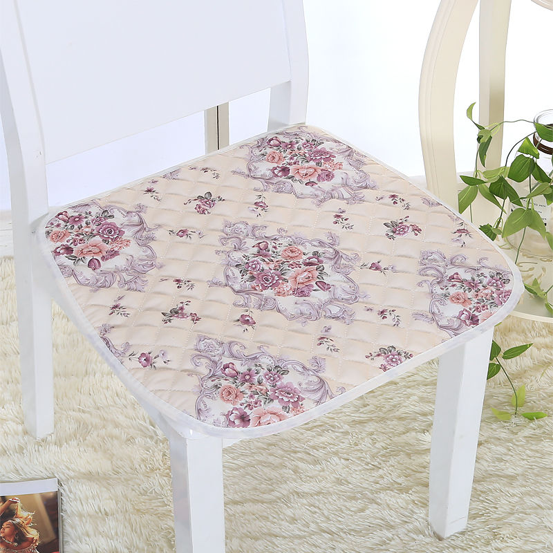 43x45cm Fresh Floral Pattern Cotton Chair Pads European Style Lace Non ...
