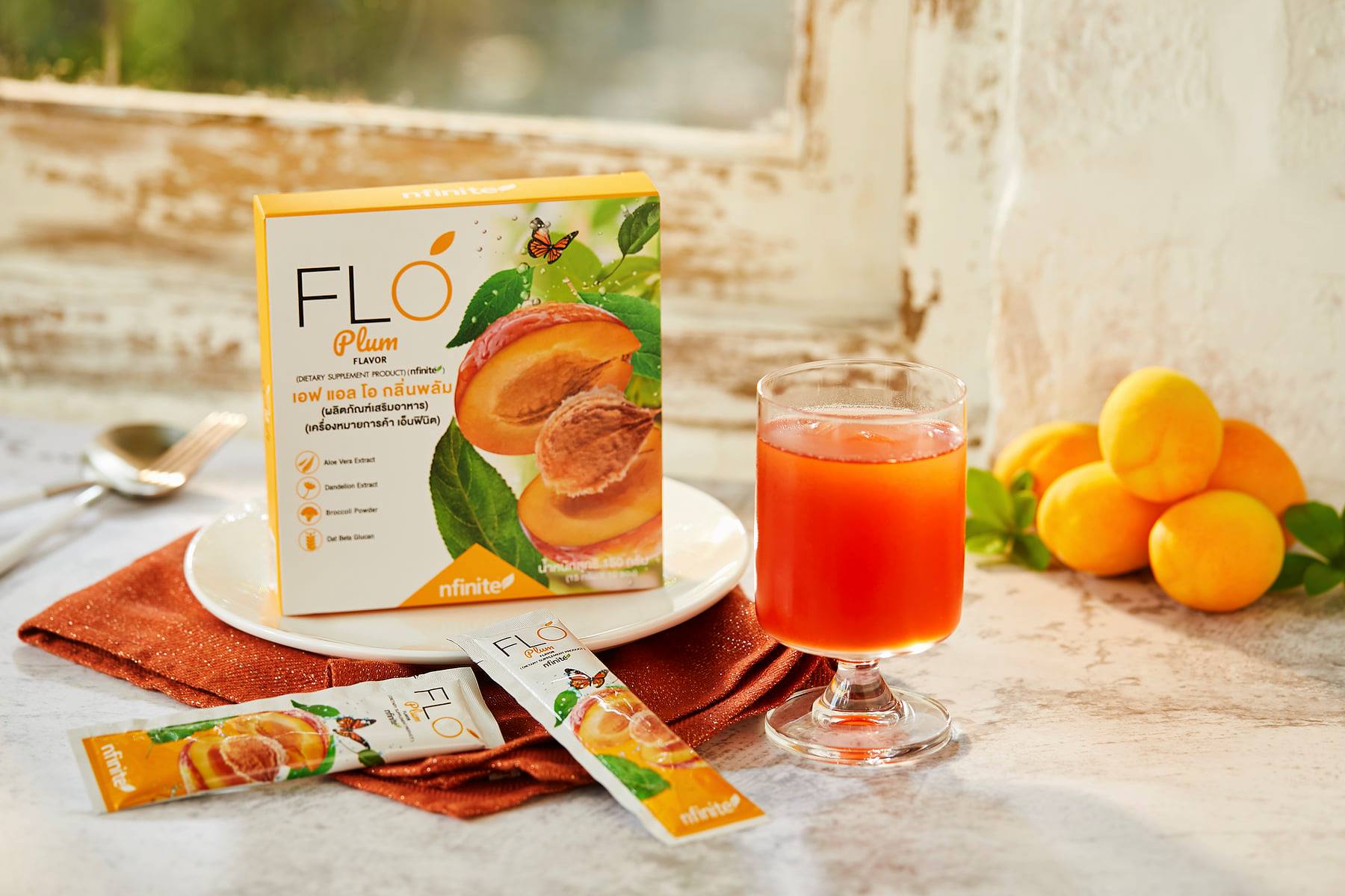 ดีท๊อก FLO Plum Flavor 3 กล่อง 30 ซอง - Speed Beauty - ThaiPick