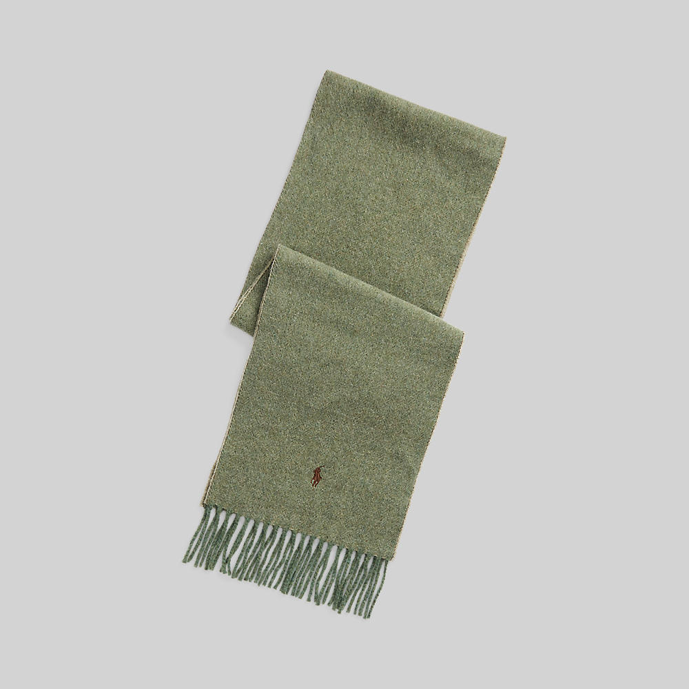 Polo Ralph Lauren SCARF Reversible Wool-Blend Scarf ผ้าพันคอ รุ่น ...
