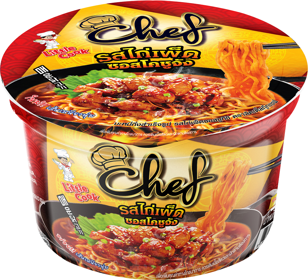 Little Cook Chef บะหมี่กึ่งสำเร็จรูป รสไก่เผ็ดซอสโคชูจัง ขนาด 78g ...