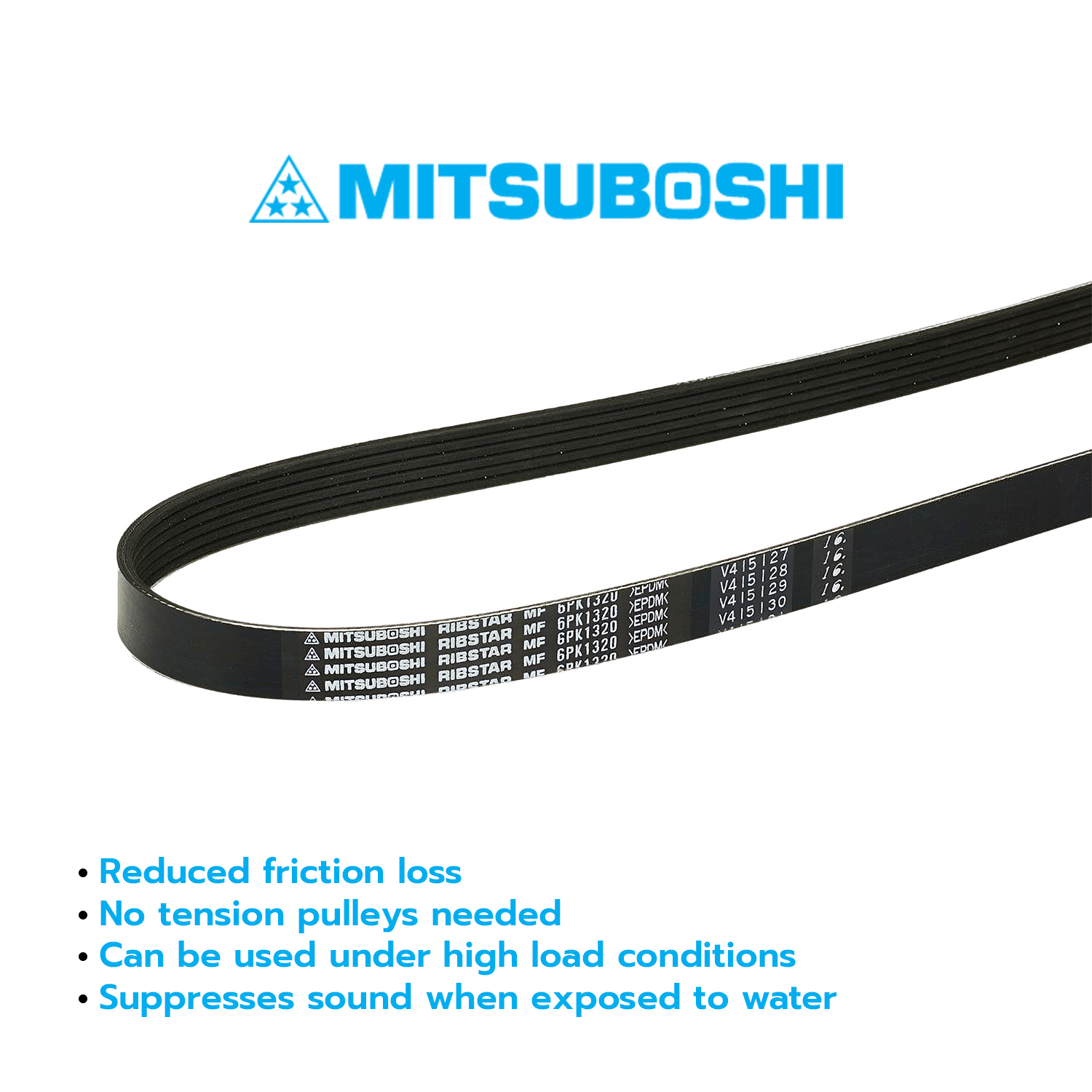 สายพานหน้าเครื่อง 6PK1120 (มิตซูโบชิ) สายพานรถยนต์คุณภาพมาตรฐาน OEM ...
