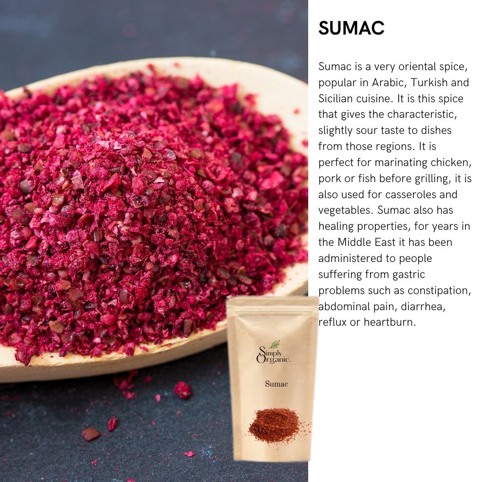 Sumac the best quality from Europe 100 Natural - Sima Organic - ThaiPick