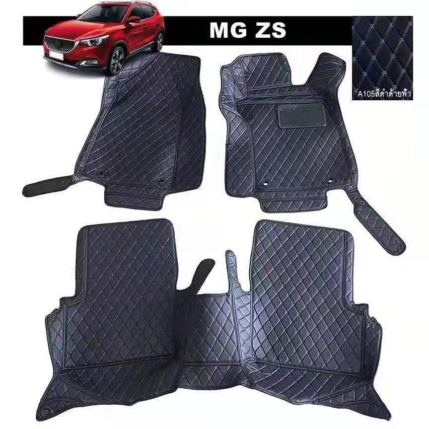 Aimee shop พรมปูพื้นเข้ารูปรถยนต์ 6D พรมปูพื้นรถยนต์ พรมรถยนต์ สำหรับ MG ZS ZS-EV 2017-2021 รับ ...