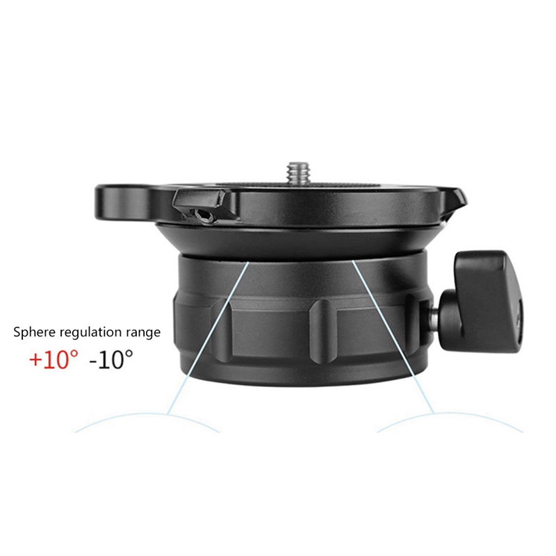 LB-60 Tripod Head Leveling Base Level Horizontal Adjustment Platform ...