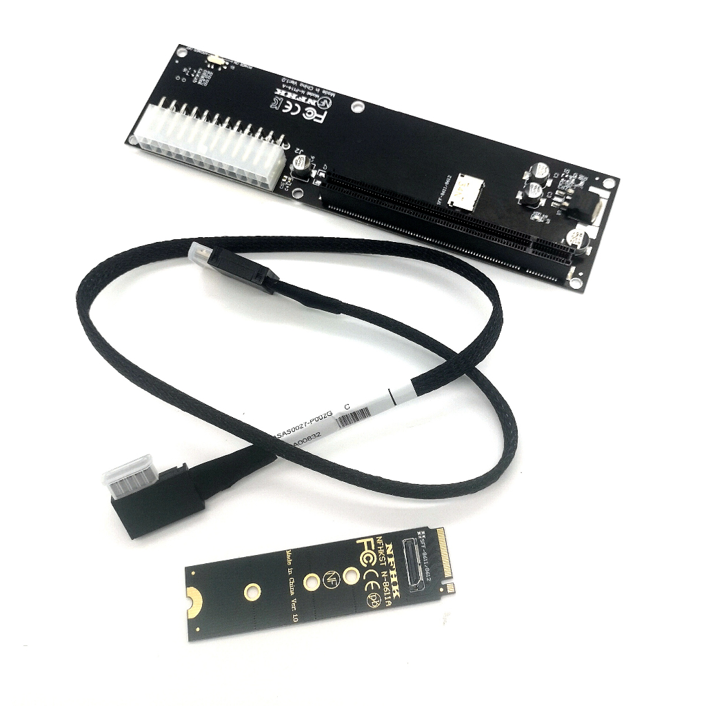 Egpu set M2 to Oculink อะแดปเตอร์ SFF-8612 NVME PCIe SSD ต่อ GPD G1 ...