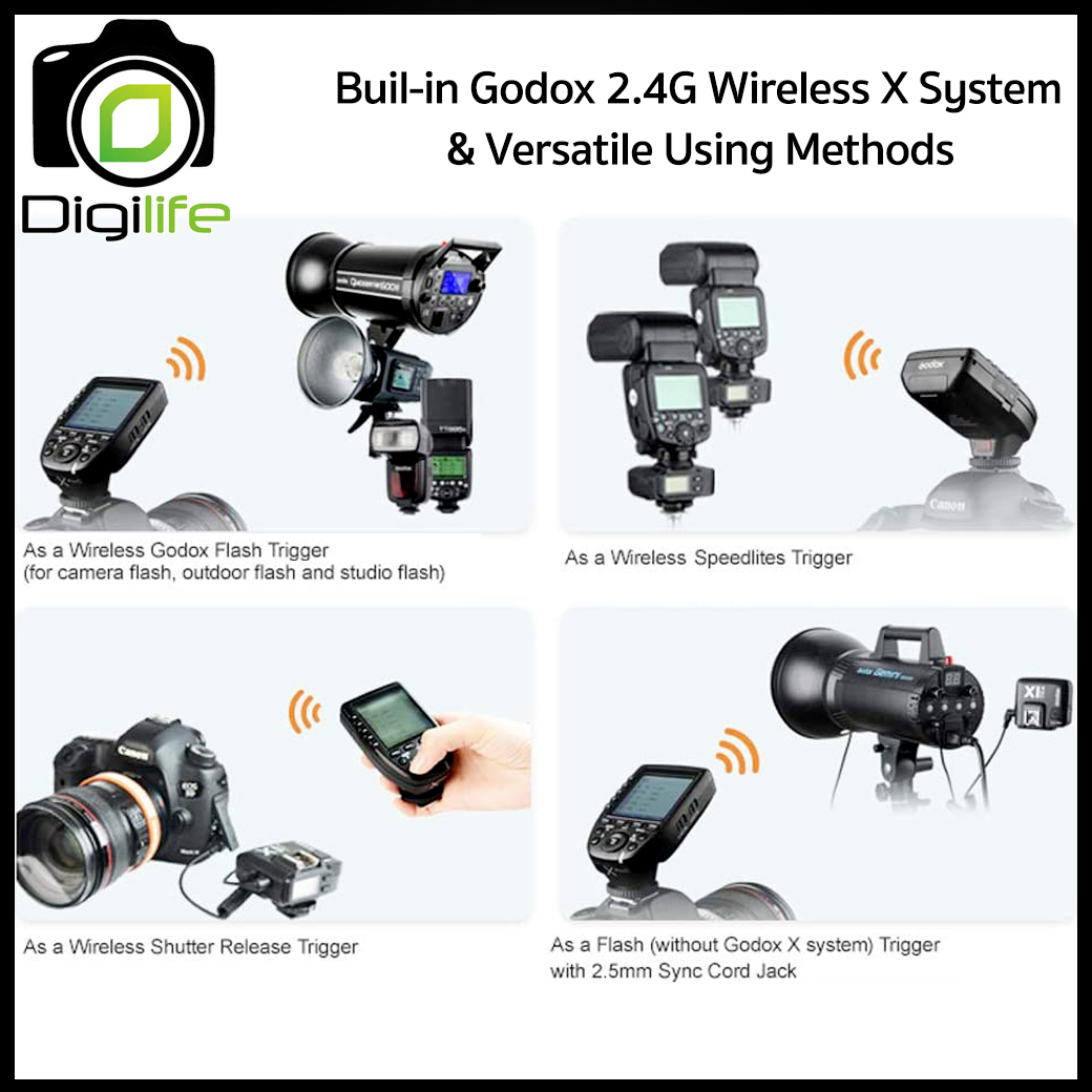 Godox XPro TTL Wireless Flash Trigger 2.4GHz - รับประกันศูนย์ Godox Thailand 3ปี - Digilife ...