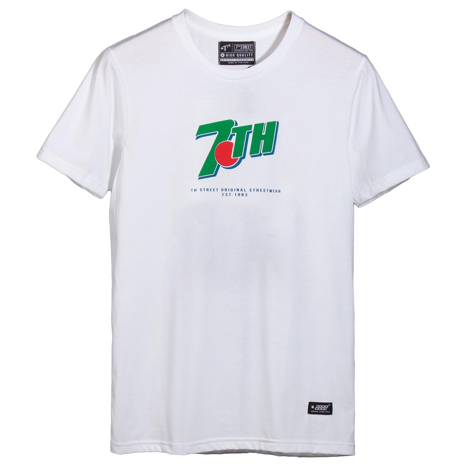 7th Street Graphic T-Shirt เสื้อยืดแขนสั้นแนวสตรีท รุ่น 7TH Drink ...